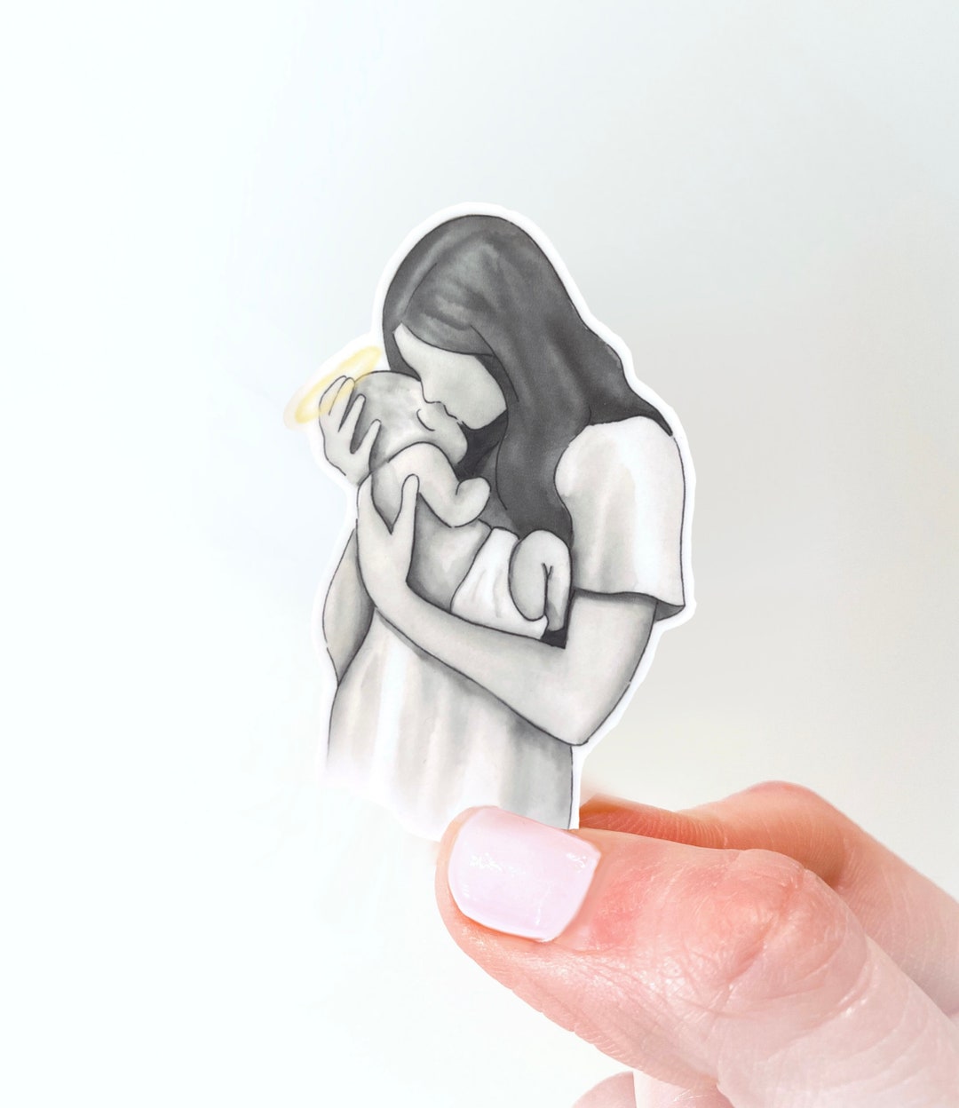 Angel Baby Sticker Angel Baby Mom Sticker Infant Loss Sticker ...