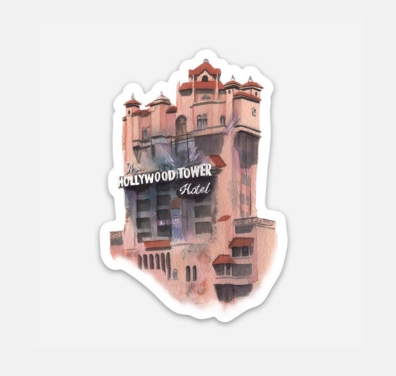 Tower Sticker Sticker Twilight Zone Vinyl Water Bottle - Etsy