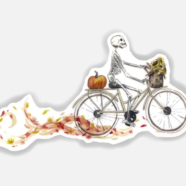 Skeleton Sticker - Etsy