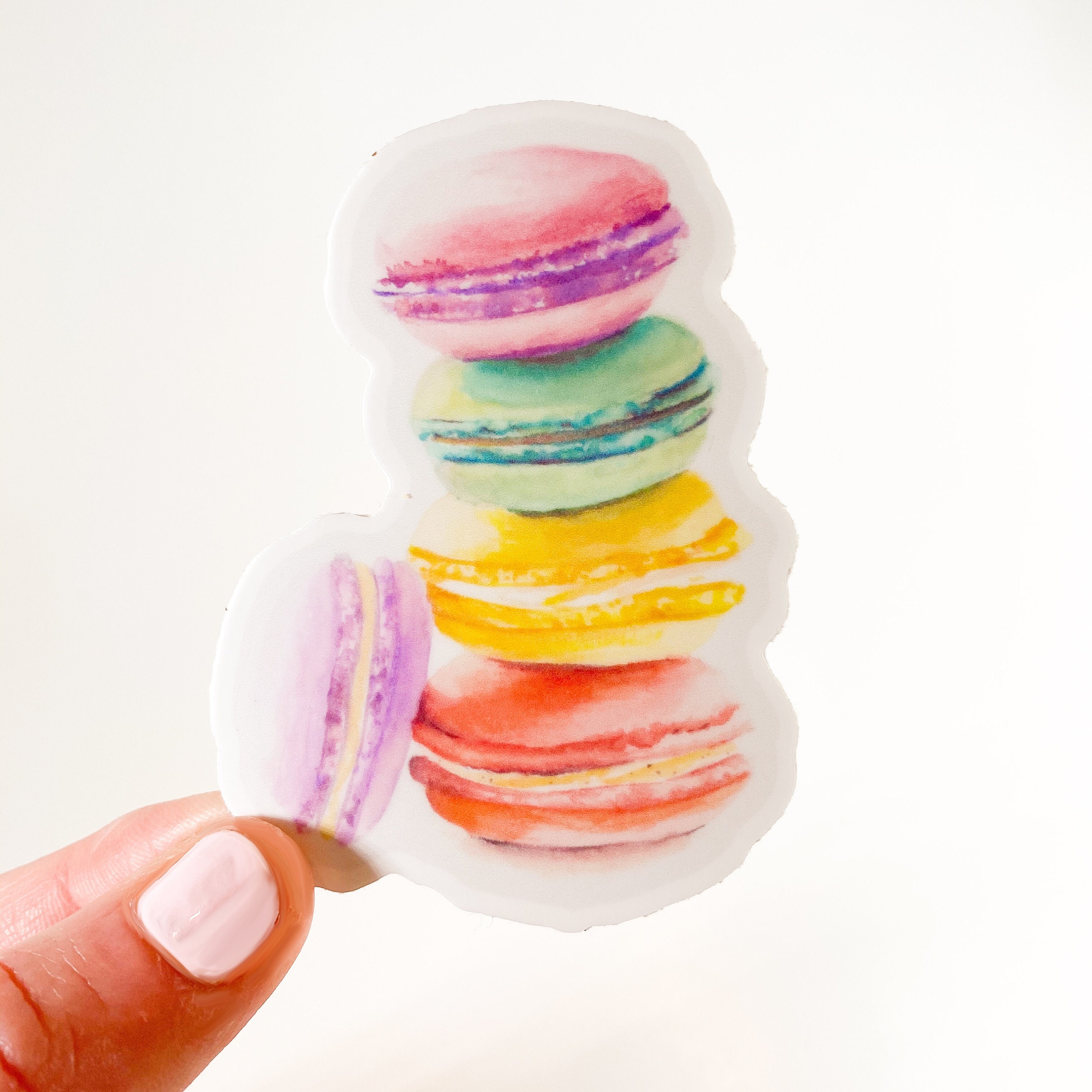 French Macaron Sticker Baking Decal Cookie Vinyl Sticker - Etsy