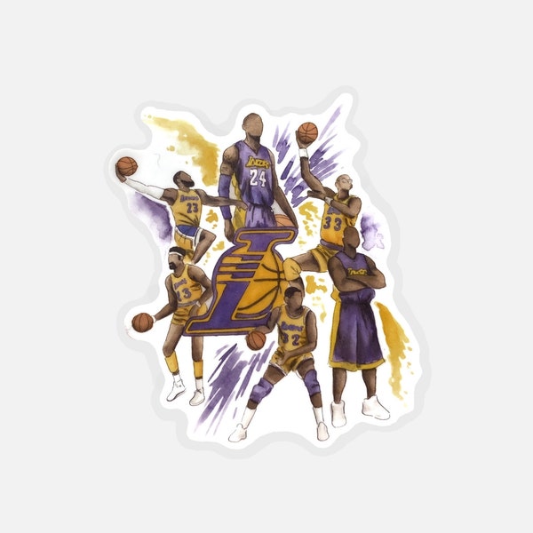 Lakers Stickers - Etsy