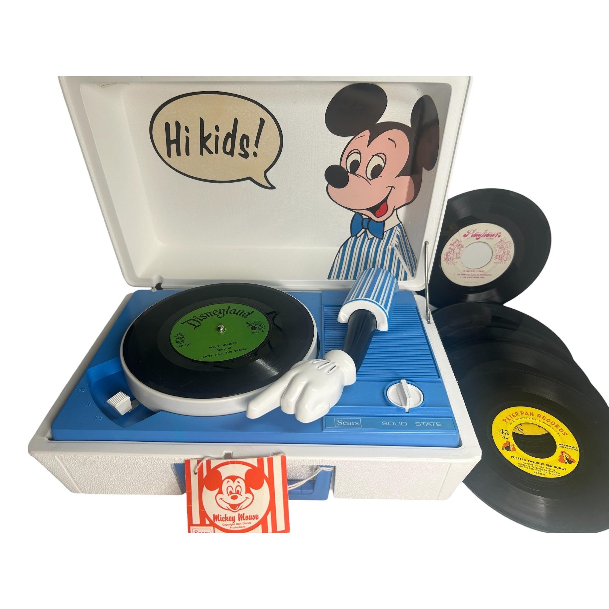 Mickey Mouse Record Player 1970s