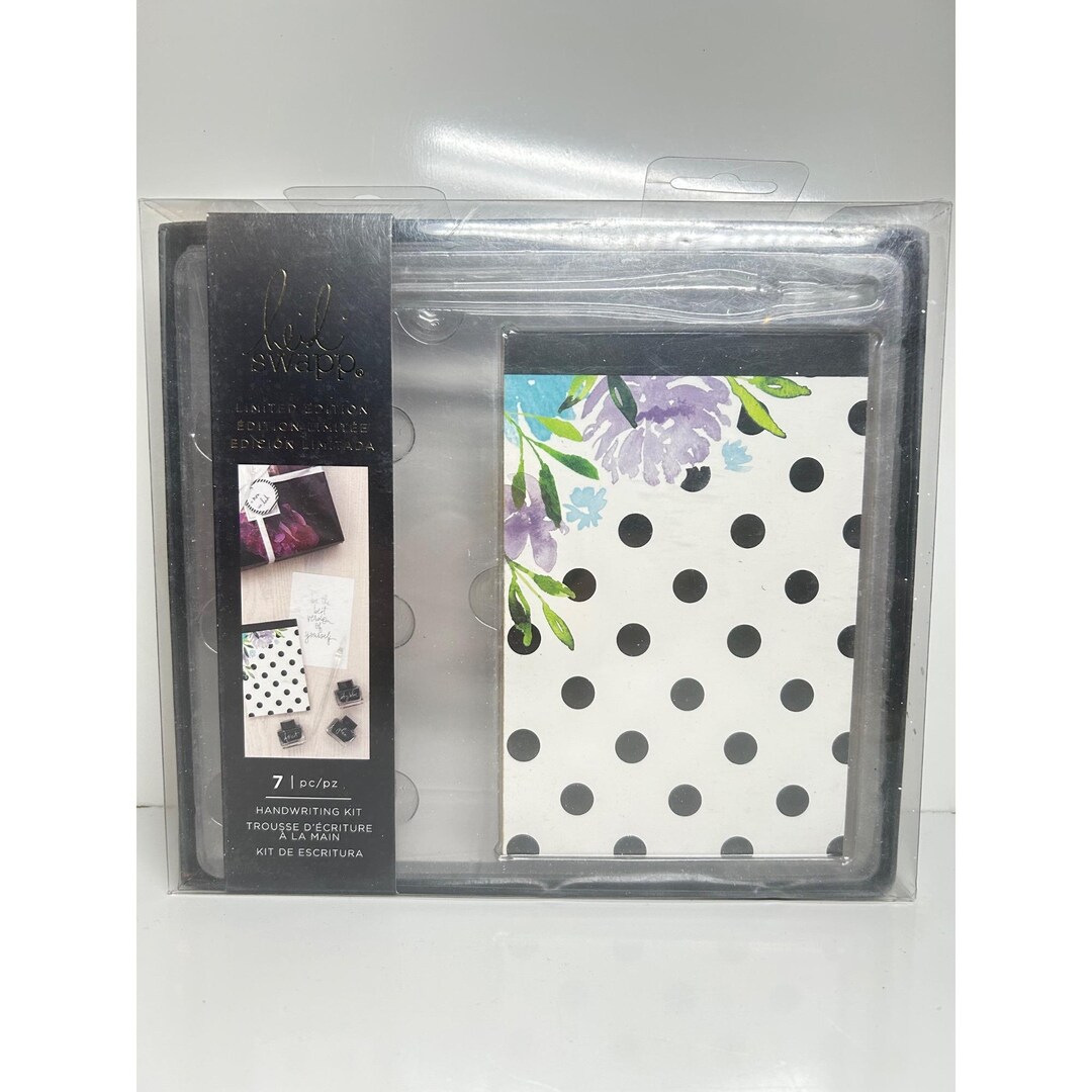 Heidi Swapp Limited Edition Calligraphy Kit 7 Pc Set W/ Glass Pen & 3 ...