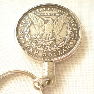 Morgan Dollar Key Chain, His and Hers, Wedding Gift, Groomsmen Gift ...