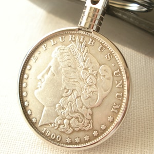Morgan Dollar Key Chain, His and Hers, Wedding Gift, Groomsmen Gift ...