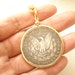 Morgan Dollar 1881 Silver Coin Key Chain, His and Hers, Wedding Gift ...