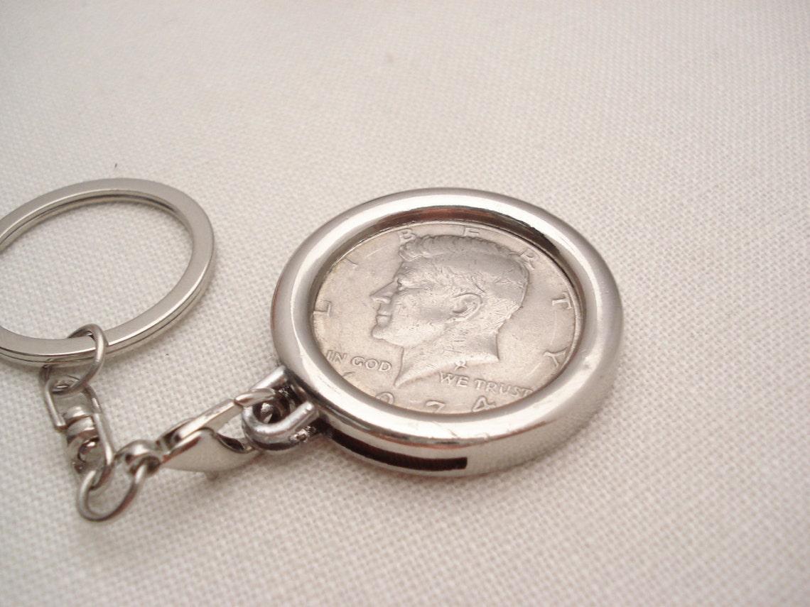Personalized Half Dollar Key Chain Engraved Gift for Best - Etsy