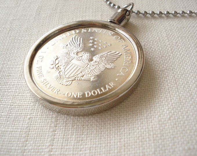 Solid 925 Sterling Silver Coin Bezel Mount Frame to Fit US Nickels and ...