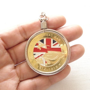 The Great War Gold Coin Key Chain His and Hers Wedding Gift - Etsy
