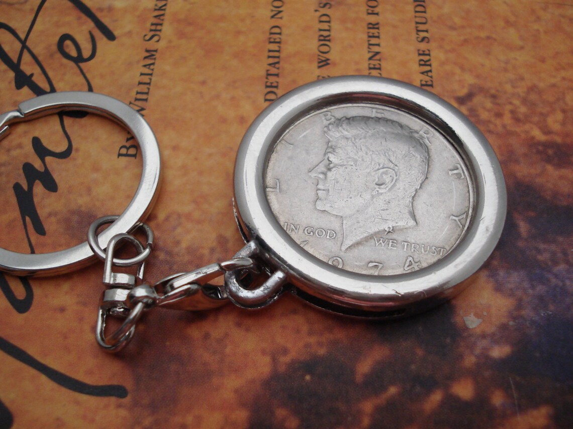 Personalized Half Dollar Key Chain Engraved Gift for Best - Etsy