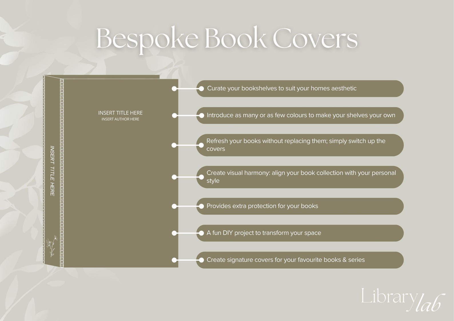 Custom Book Cover / Dust Jacket With Hand Drawn Patterns in Multiple ...