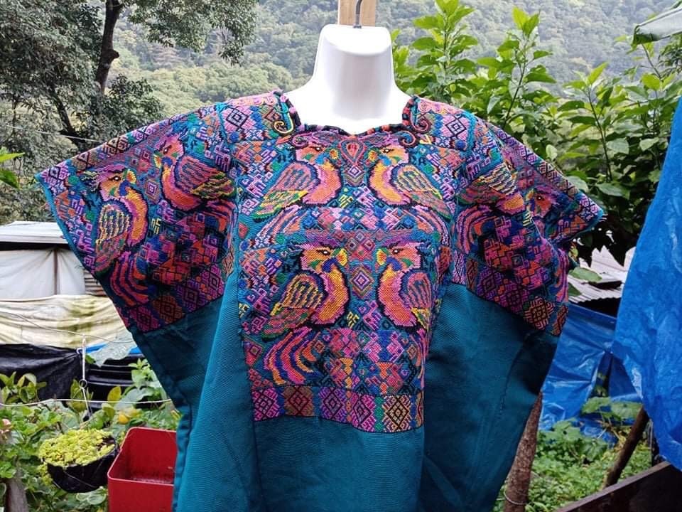 Clothing Vintage Guatemalan Mayan Huipil Circa 1970's Handmade Hand Woven Hand Embroidered ...