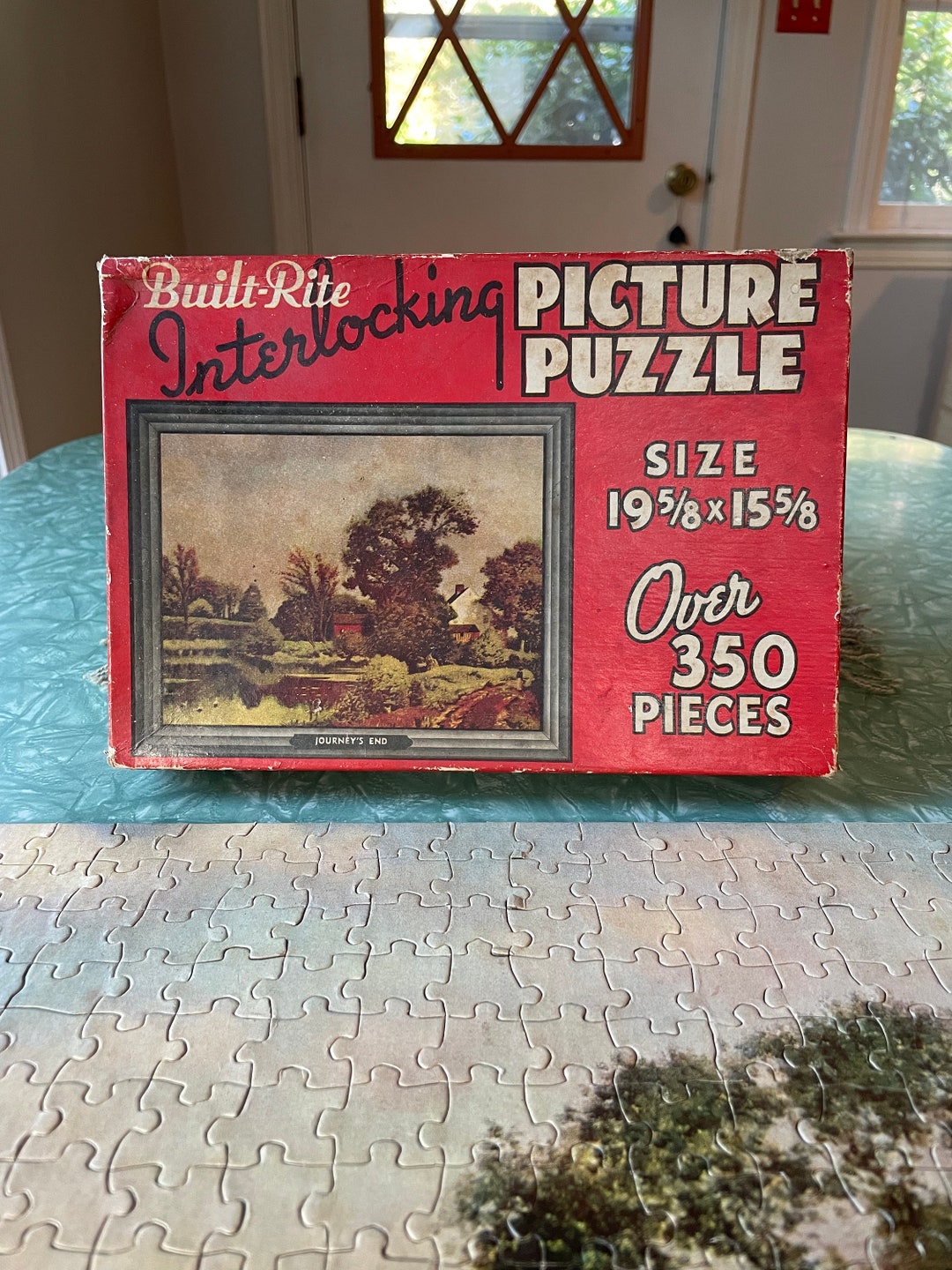 Vintage Built-rite Interlocking Picture Puzzle. Over 350 Pieces ...