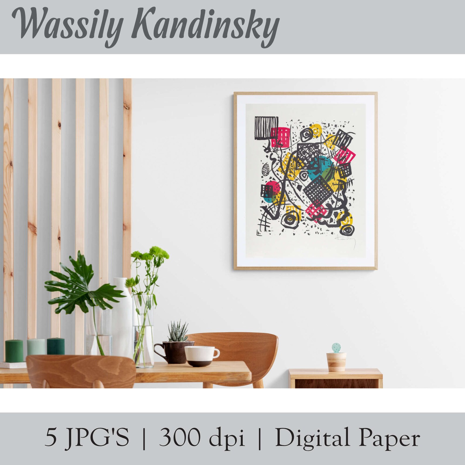 Kandinsky Set, Kandinsky Printable, Kandinsky Poster, Kandinsky Print ...