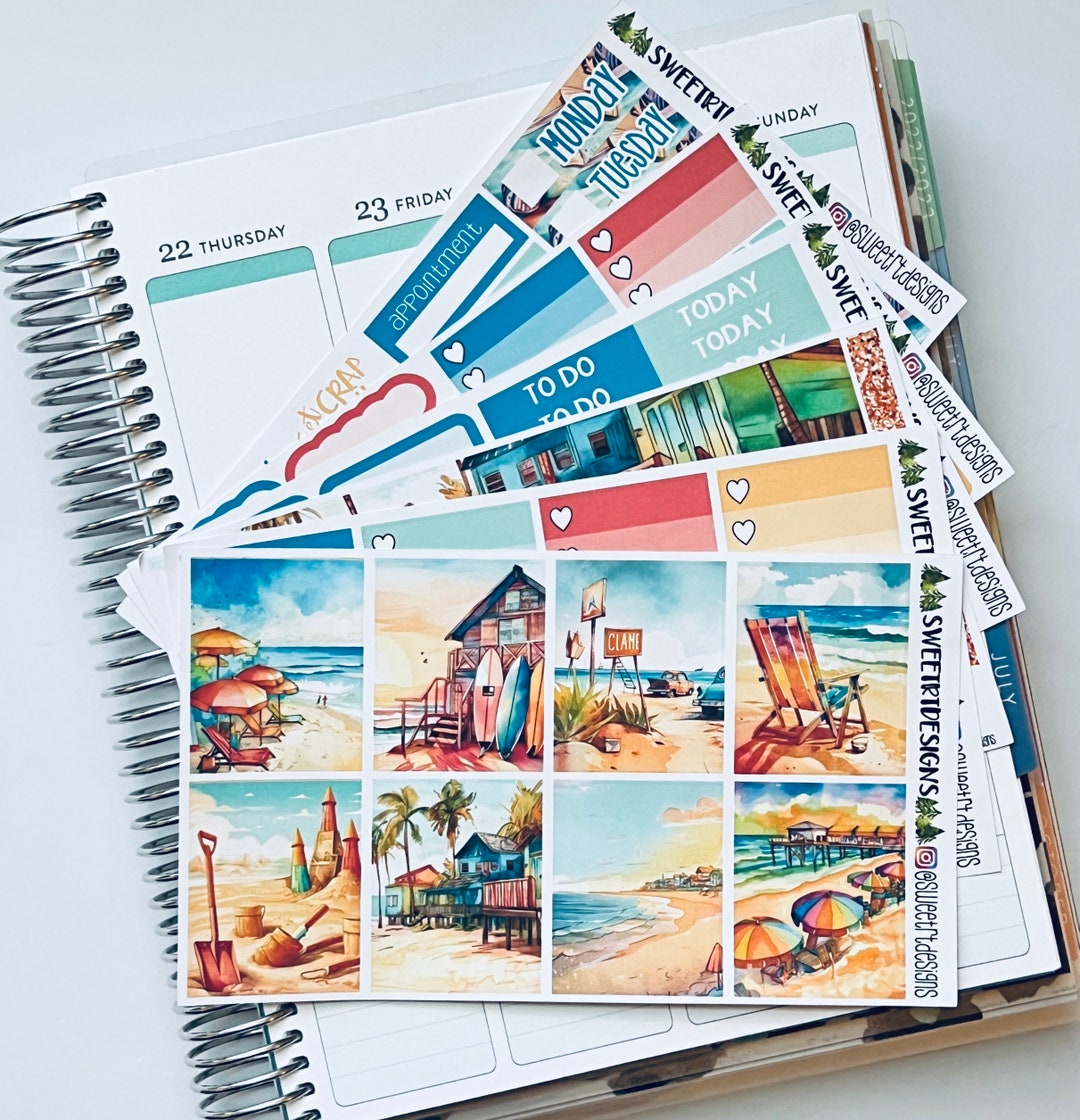Deluxe Weekly Planner Sticker Kit - Etsy