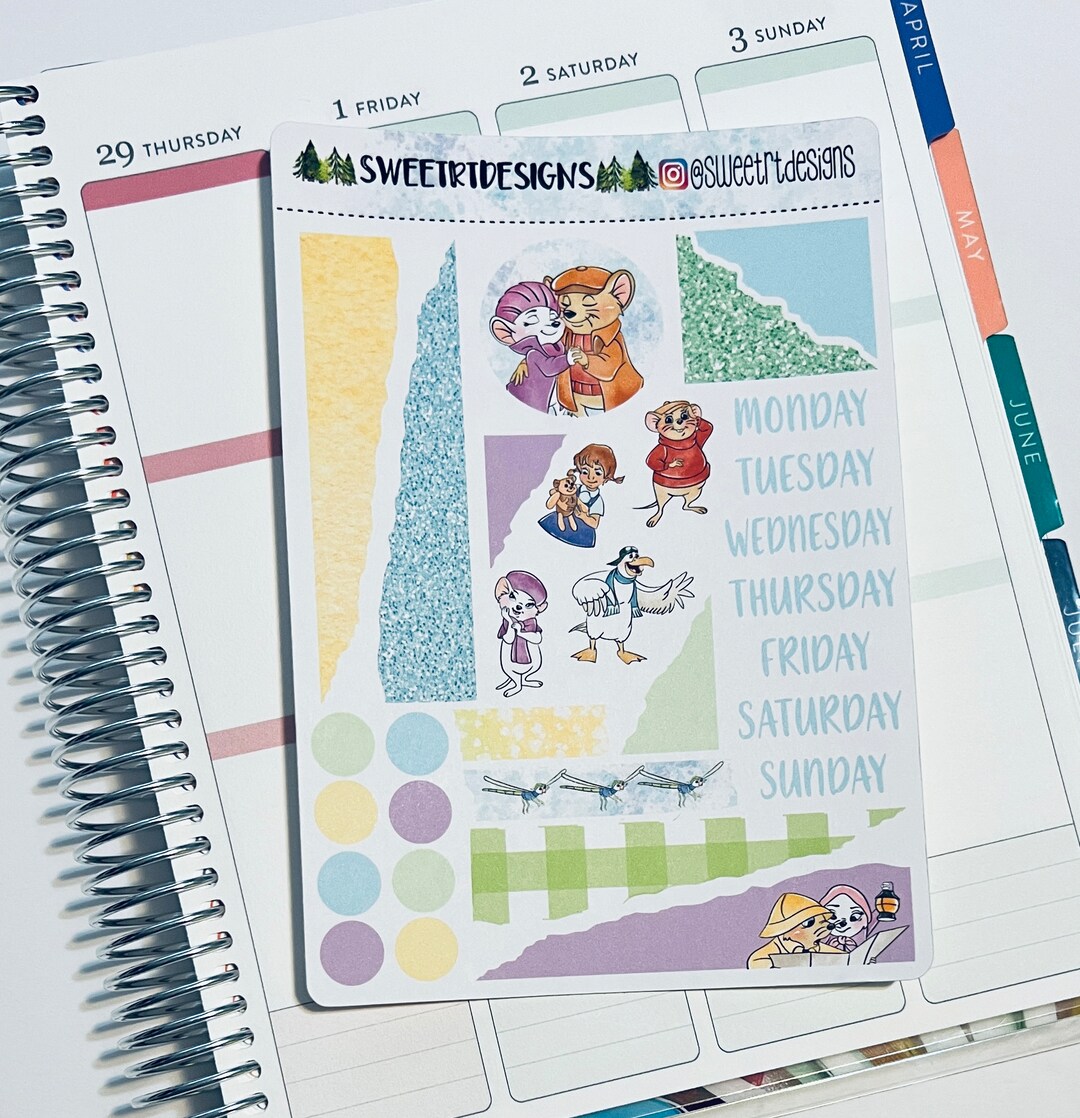 Journal Planner Sticker Kit - Etsy