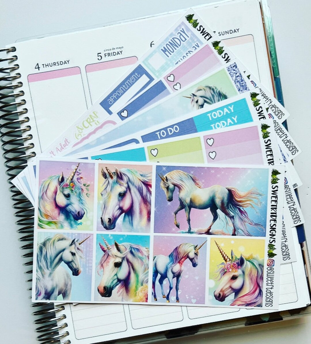 Deluxe Weekly Planner Sticker Kit - Etsy