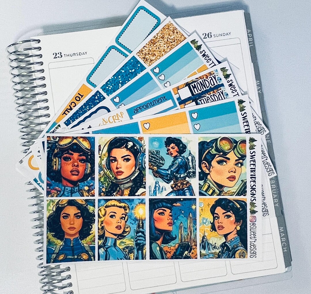 Deluxe Weekly Planner Sticker Kit - Etsy