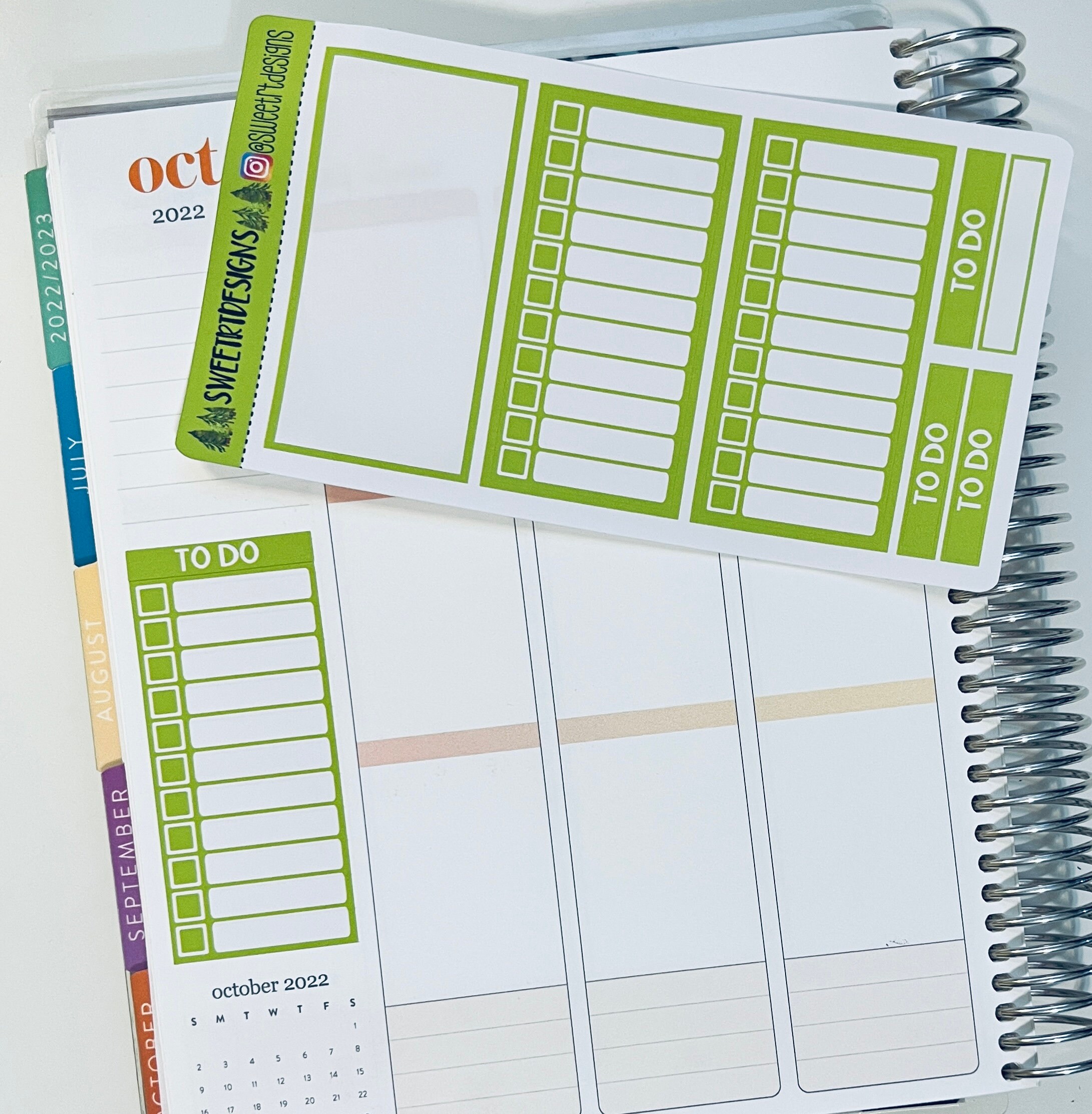 To Do Vertical Sidebar Checklist Planner Stickers - Etsy