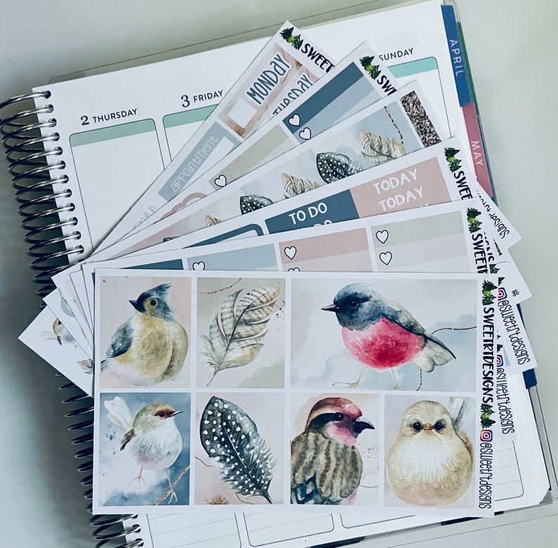 Deluxe Weekly Planner Sticker Kit - Etsy