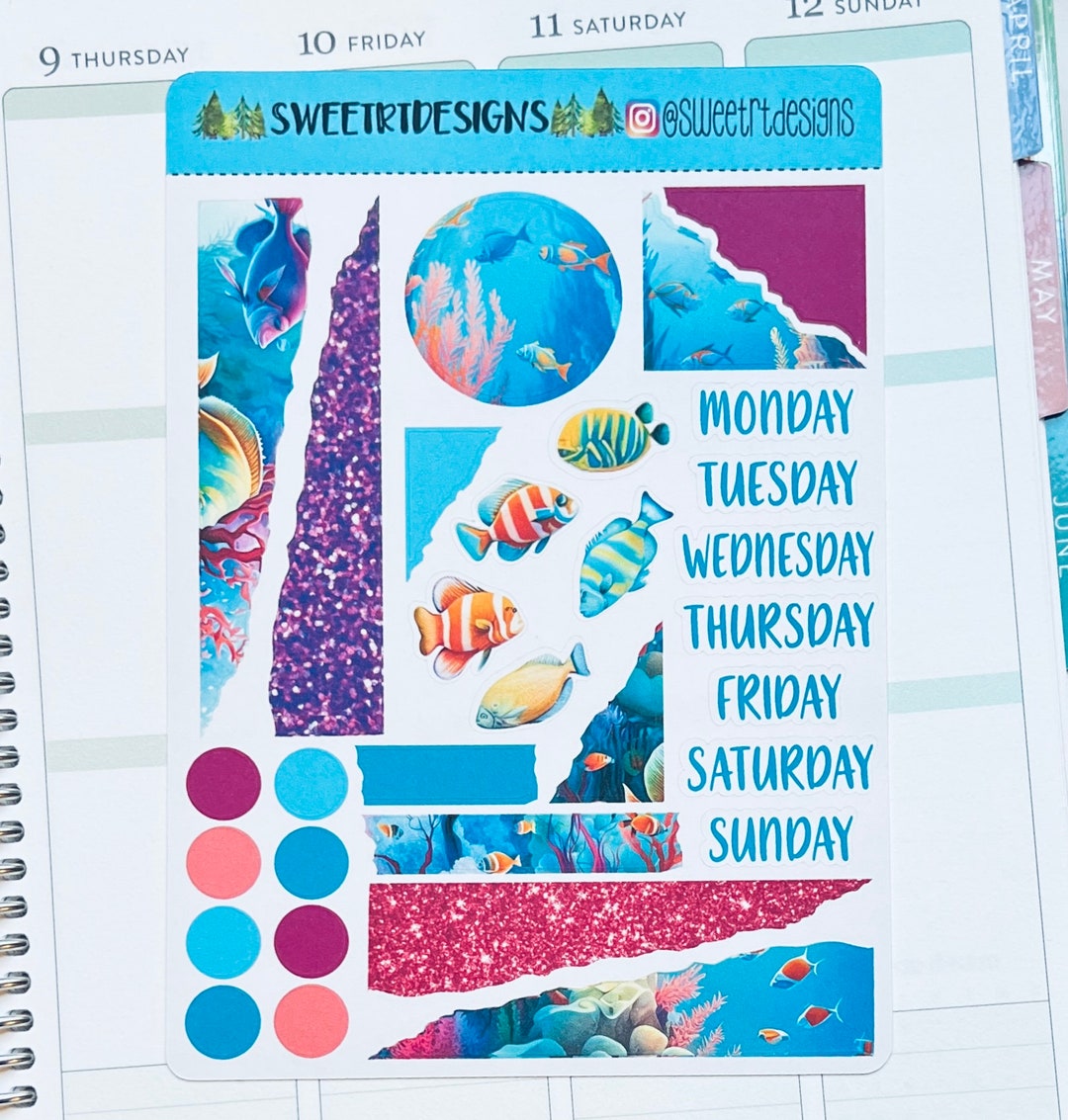 Tropical Fish Journal Kit - Etsy