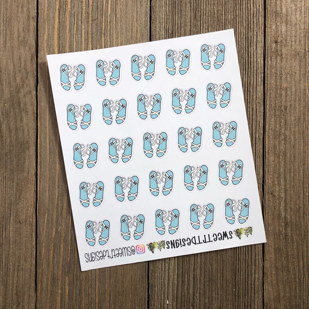 Functional Sandal Stickers - Etsy
