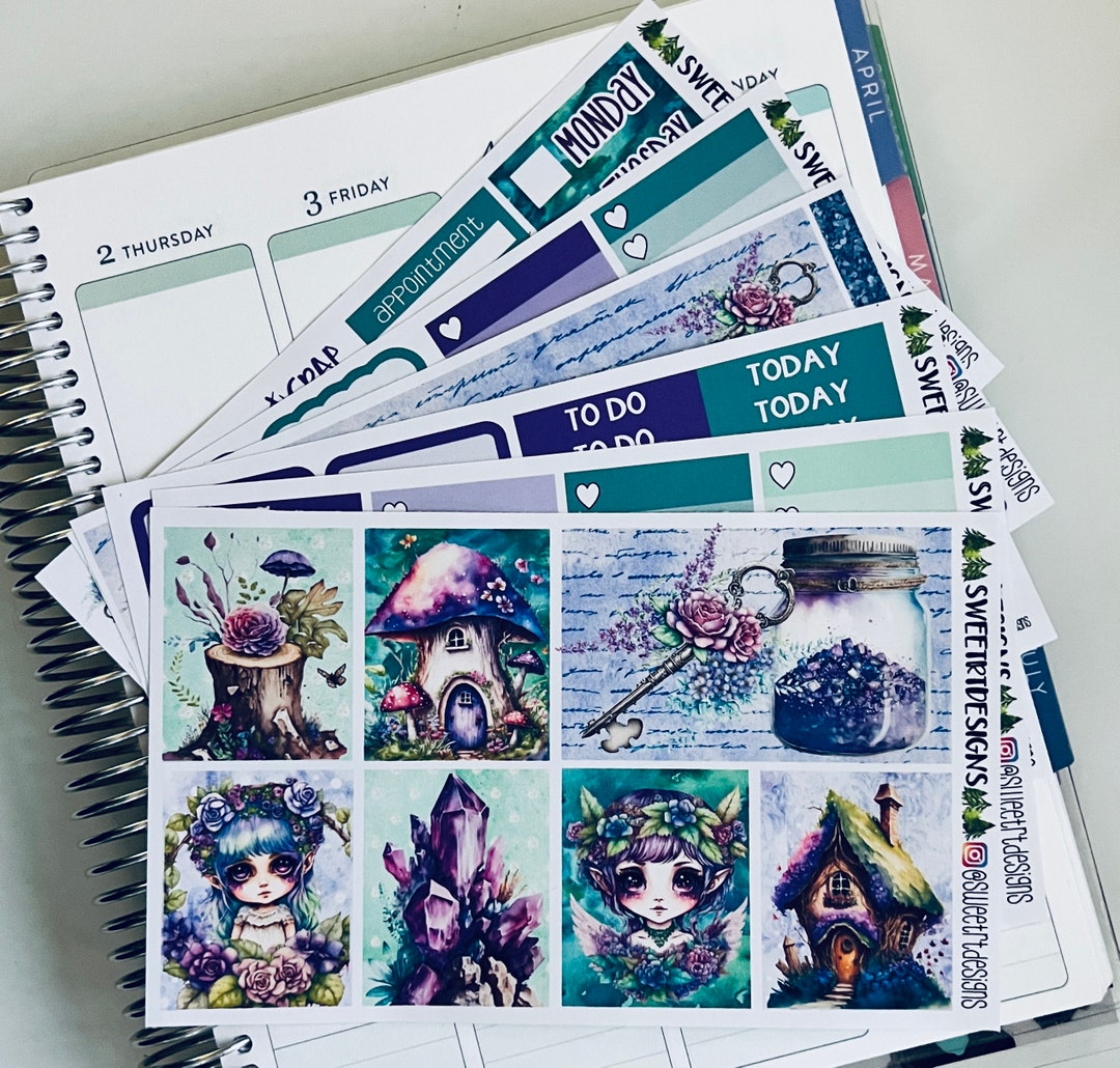 Deluxe Weekly Planner Sticker Kit - Etsy