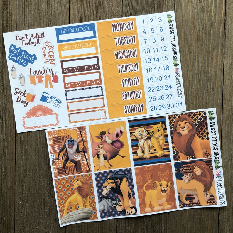 Deluxe Weekly Planner Sticker Kit - Etsy