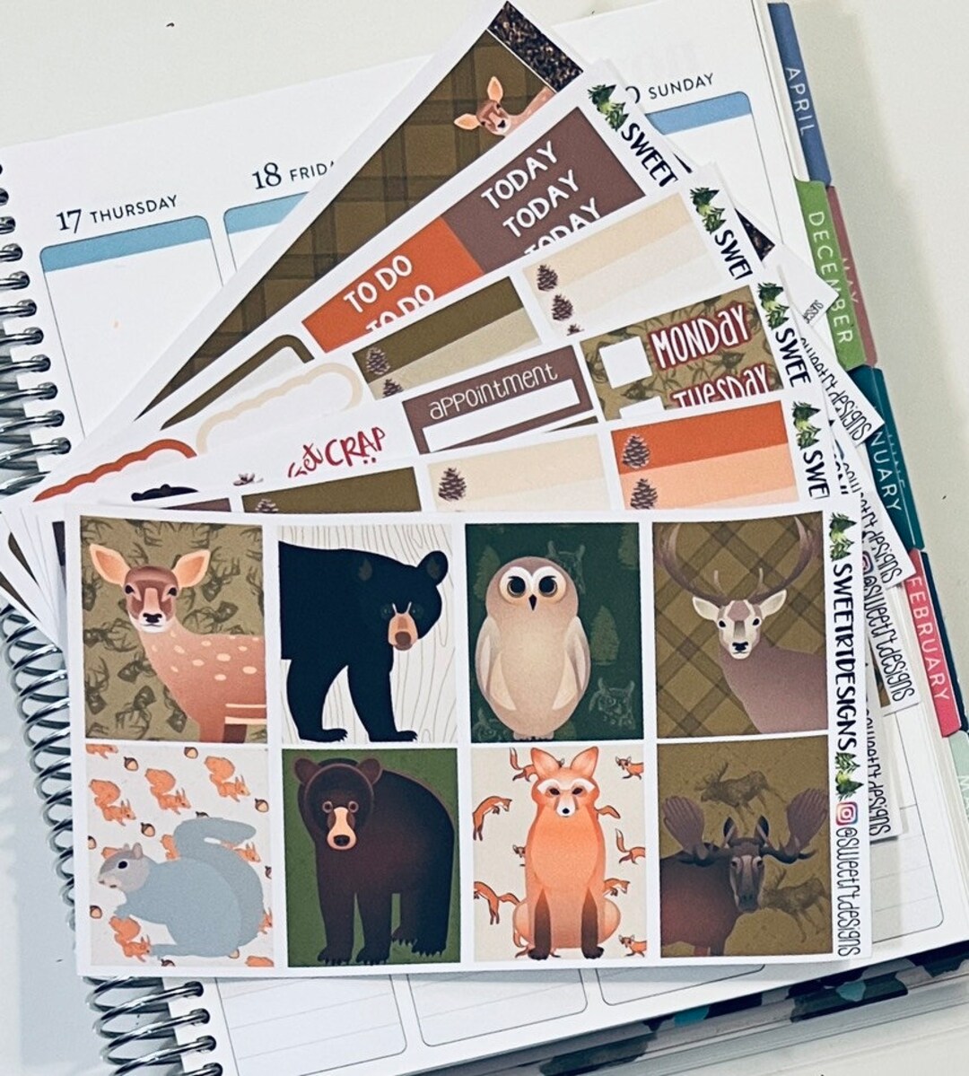 Deluxe Weekly Planner Sticker Kit - Etsy