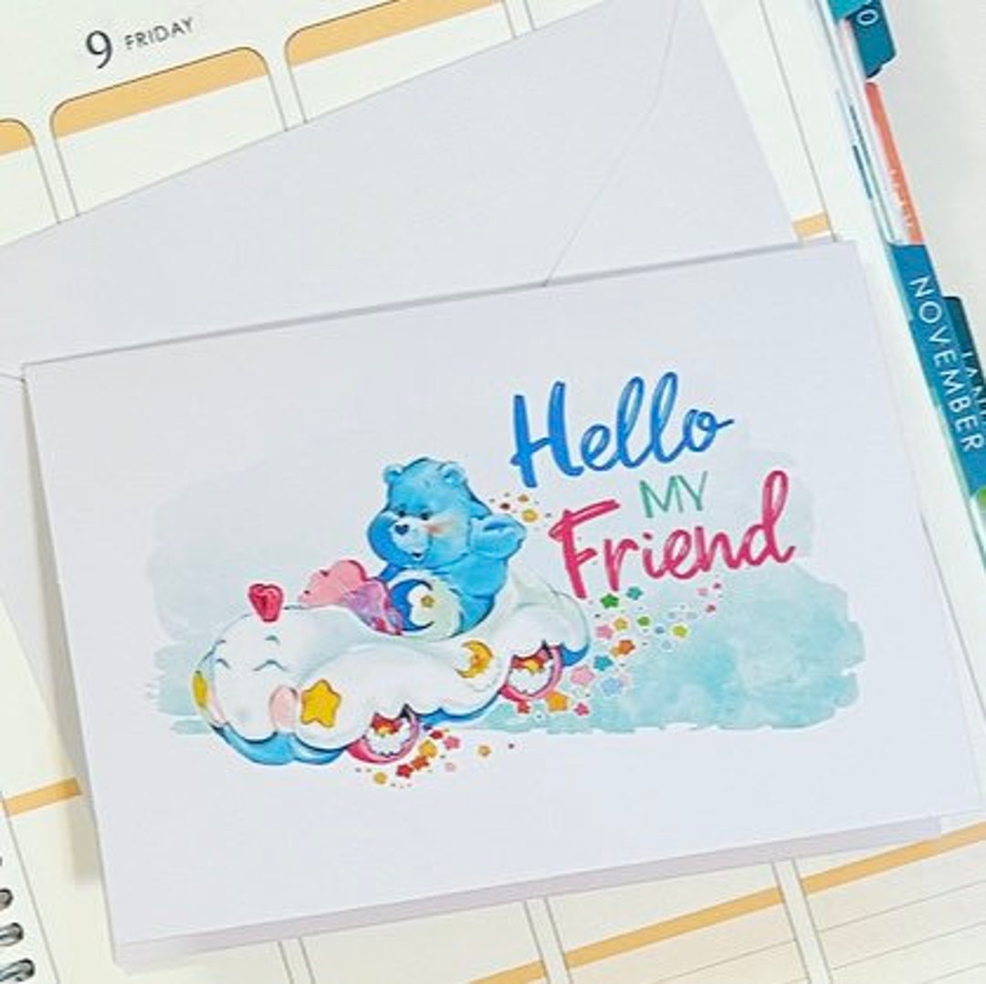 Hello My Friend Card - Etsy