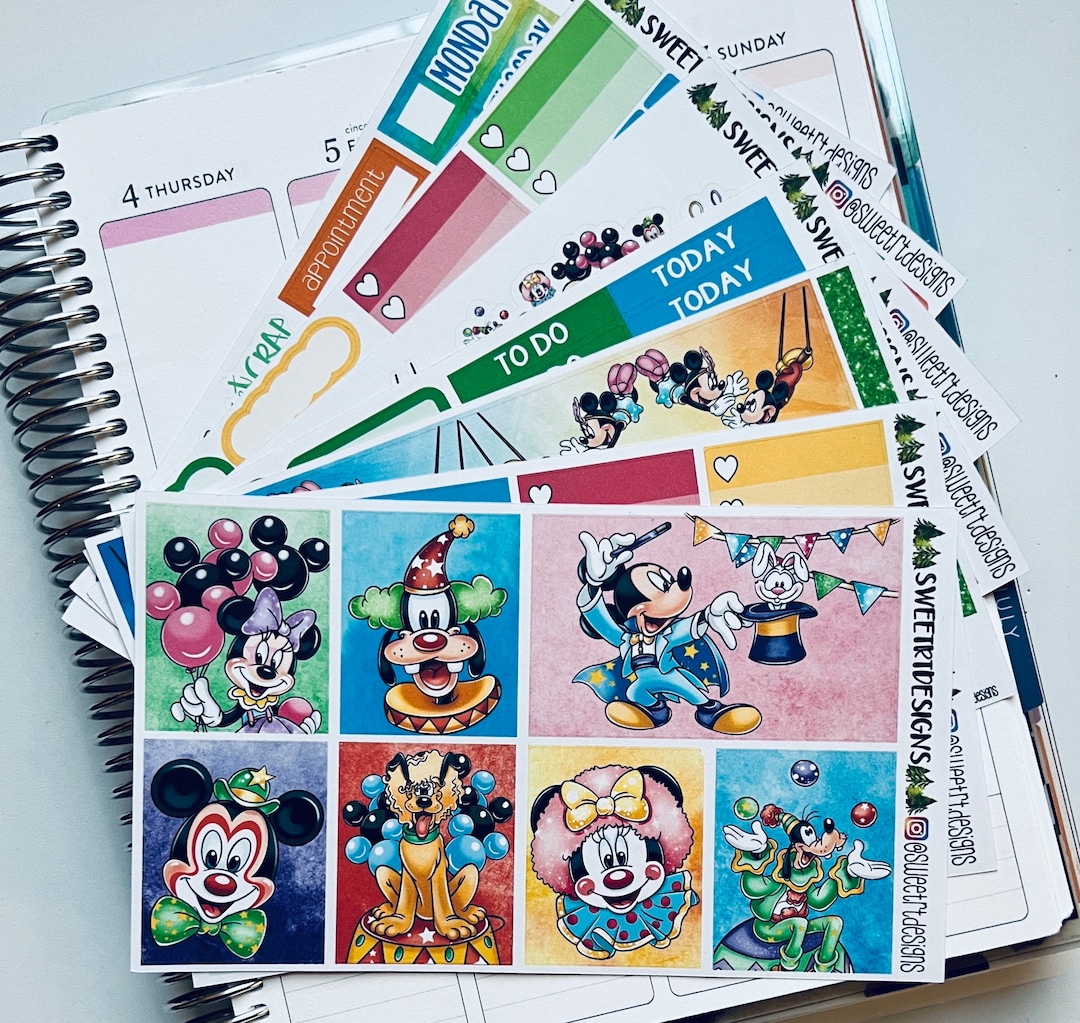 7 Page Deluxe Weekly Planner Sticker Kit - Etsy