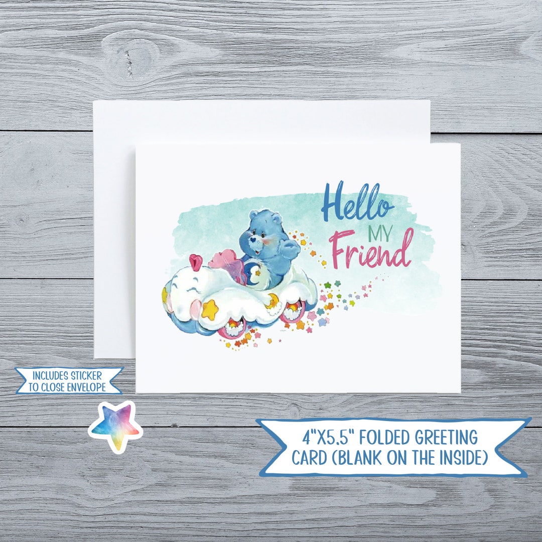 Hello My Friend Card - Etsy