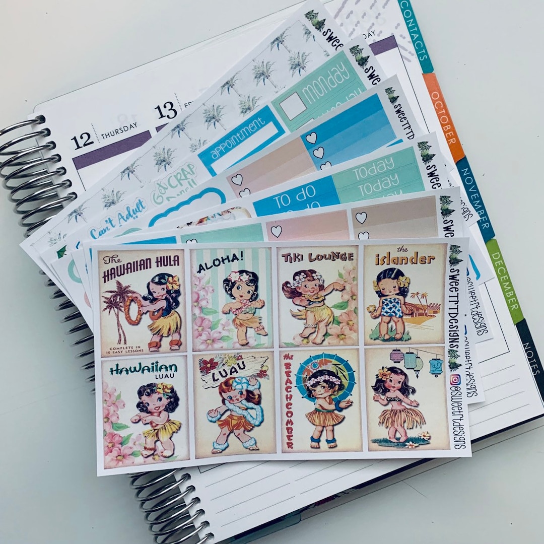 Deluxe Weekly Planner Sticker Kit - Etsy