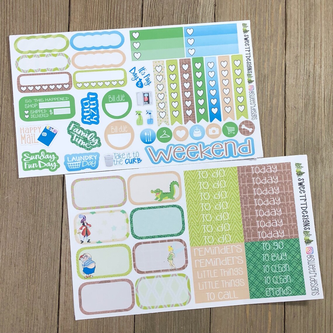 Deluxe Weekly Planner Sticker Kit - Etsy