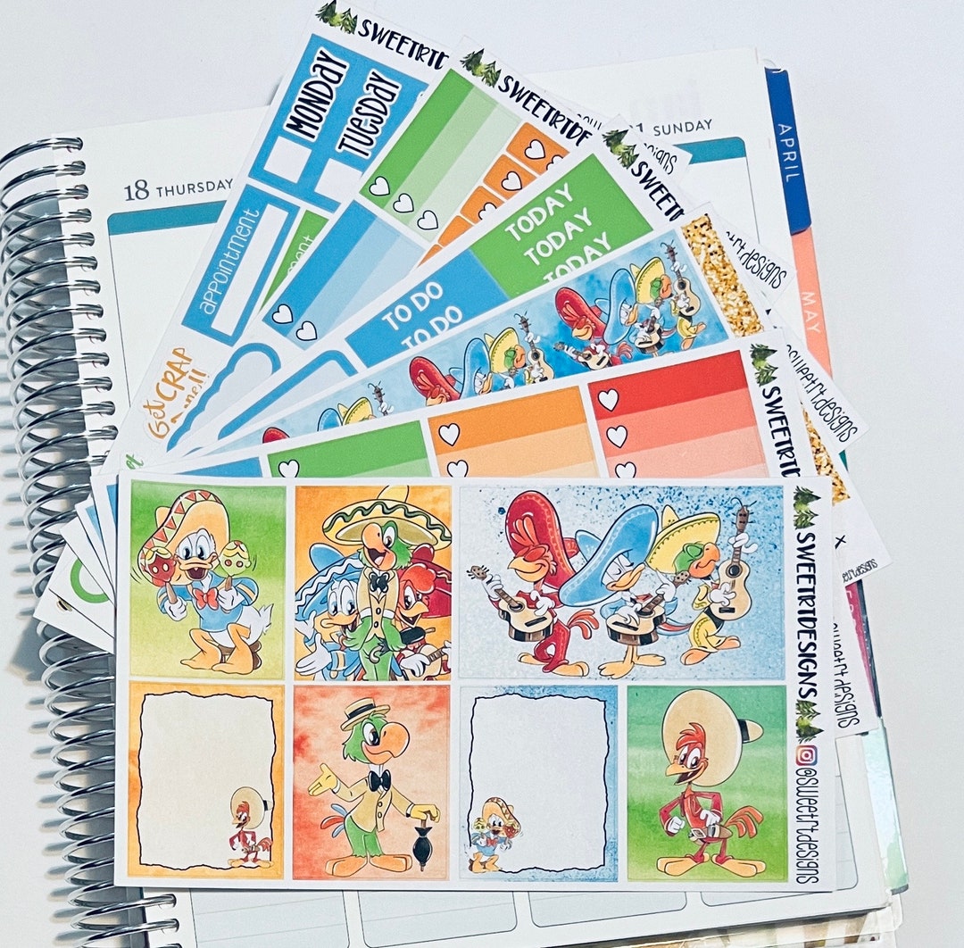 Deluxe Weekly Planner Sticker Kit - Etsy