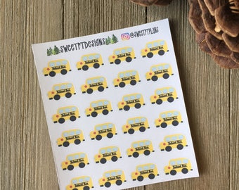 School bus stickers | Etsy
