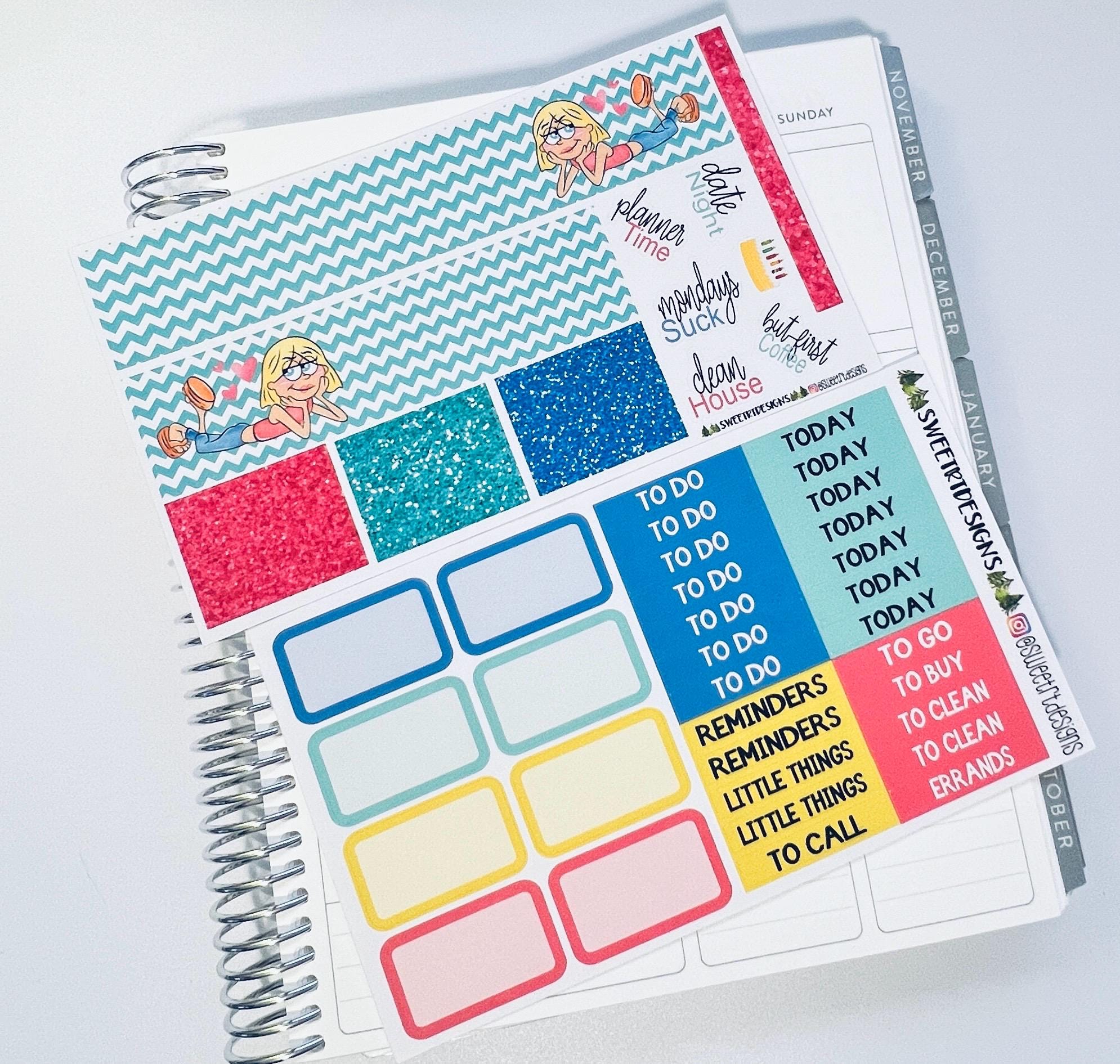Deluxe Weekly Planner Sticker Kit - Etsy