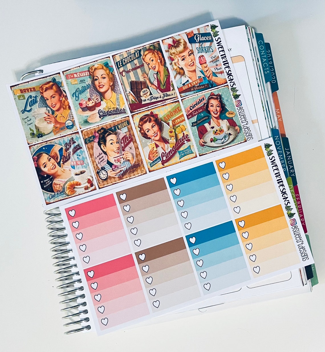 Deluxe Weekly Planner Sticker Kit - Etsy