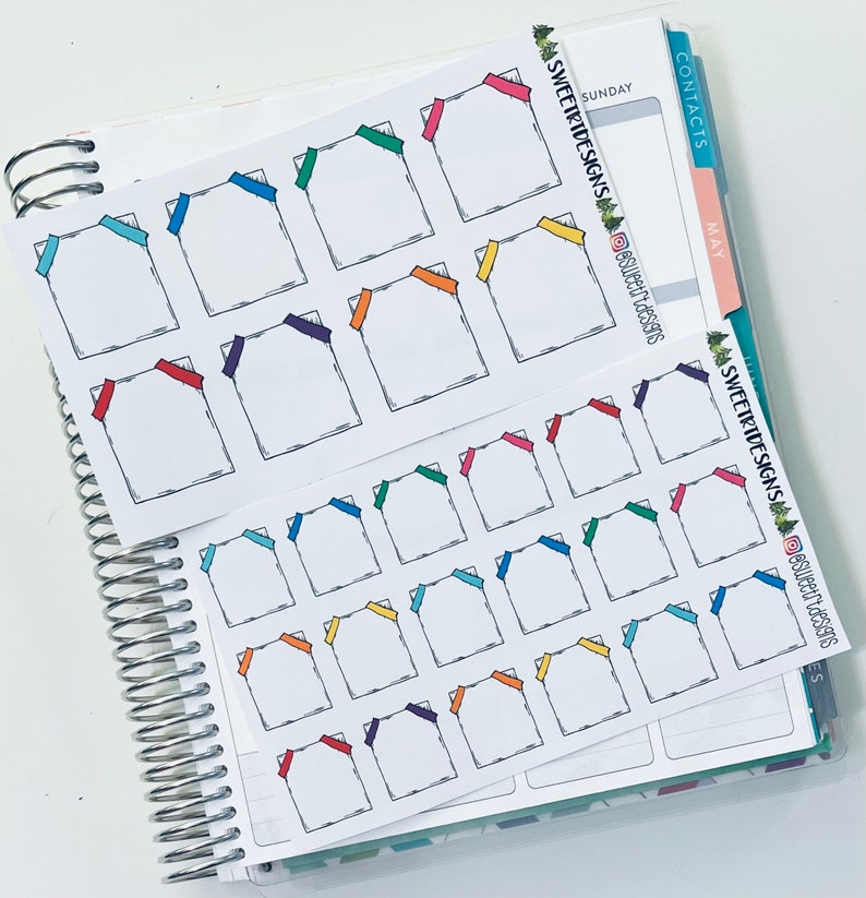 Functional Primary Notes White Background Planner Stickers - Etsy
