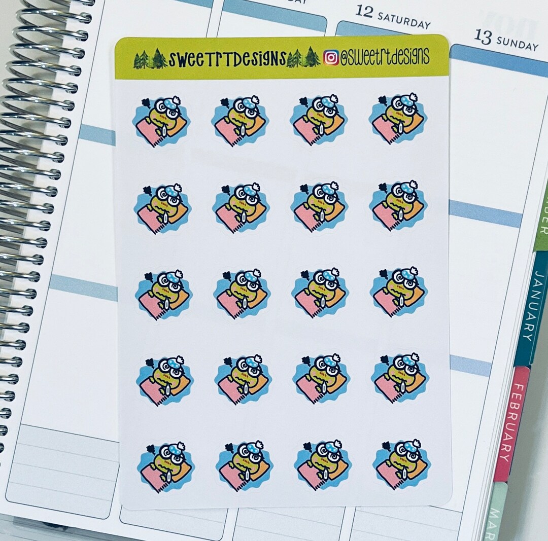 Frog is Sick Planner Stickers, Standard or Mini Size - Etsy