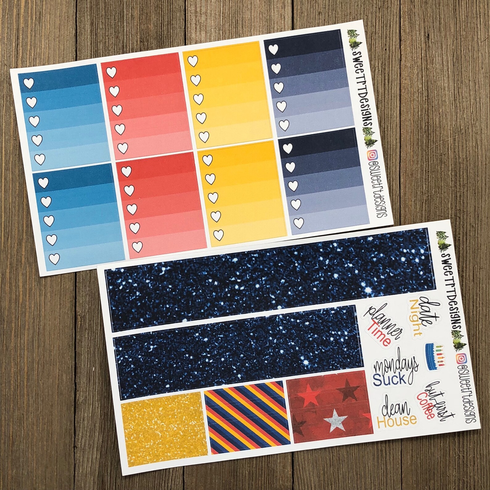 Deluxe Weekly Planner Sticker Kit - Etsy