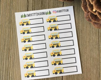School bus stickers | Etsy