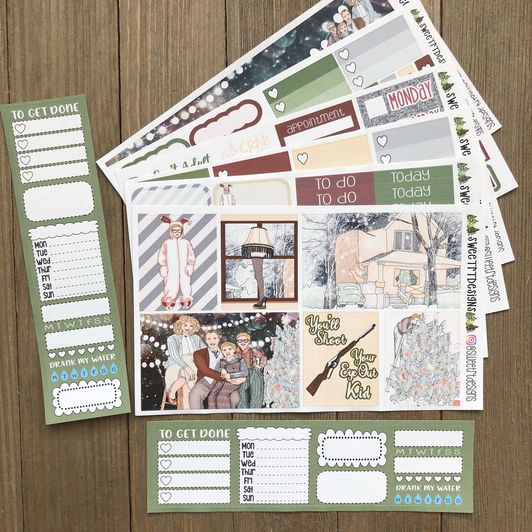 Deluxe Weekly Planner Sticker Kit - Etsy