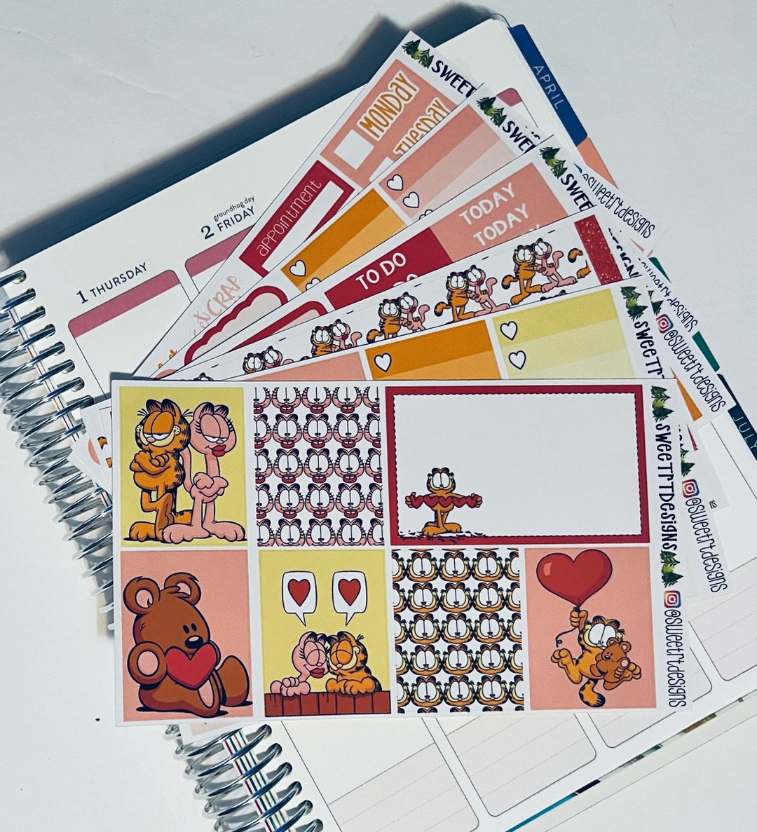 Deluxe Weekly Planner Sticker Kit - Etsy