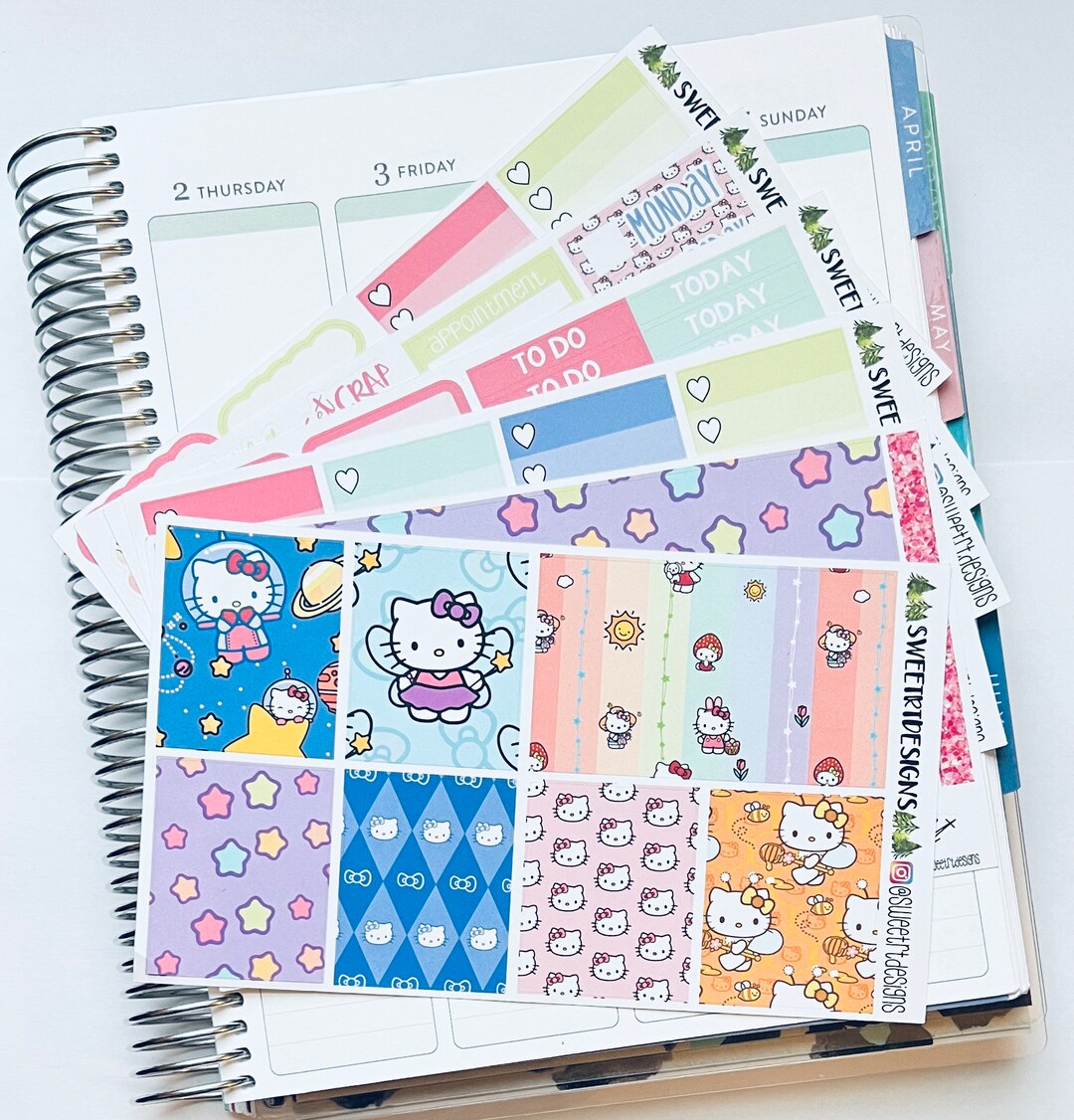 Deluxe Weekly Planner Sticker Kit - Etsy
