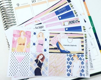 Deluxe Weekly Planner Sticker Kit - Etsy
