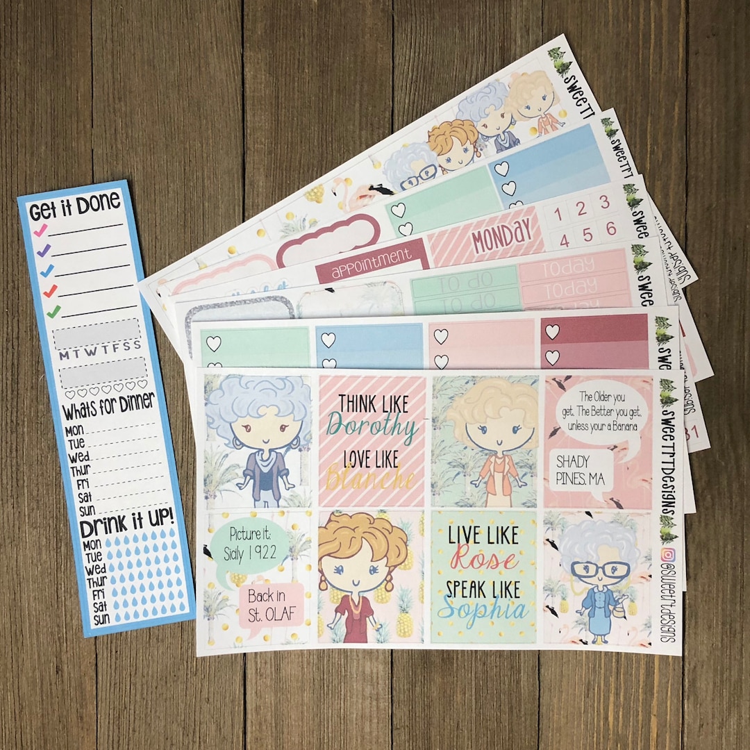Deluxe Weekly Planner Sticker Kit - Etsy