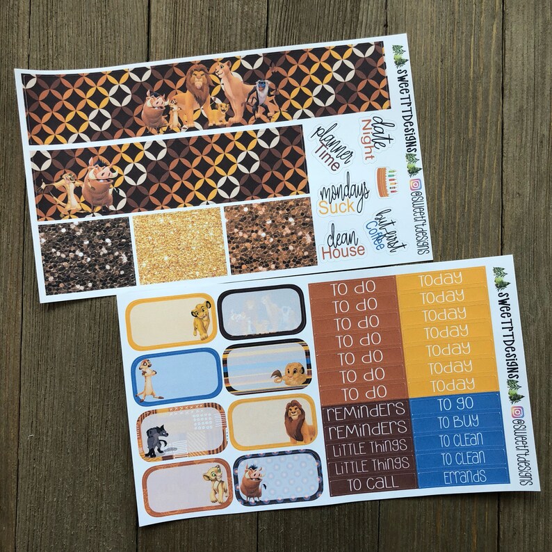 Deluxe Weekly Planner Sticker Kit - Etsy