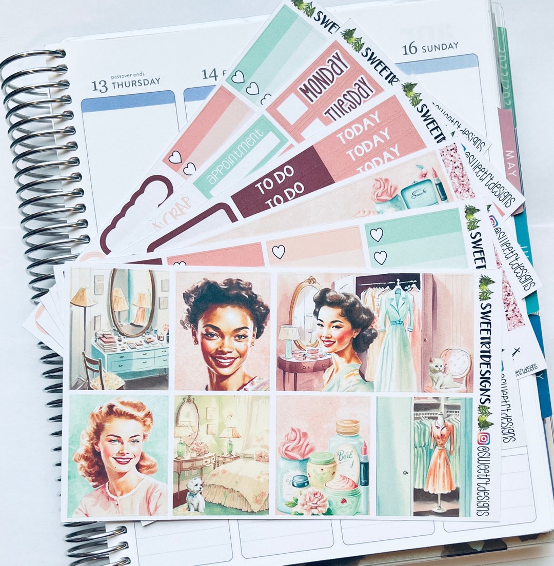 Deluxe Weekly Planner Sticker Kit - Etsy