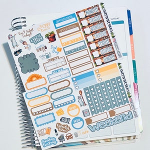 Deluxe Weekly Planner Sticker Kit - Etsy